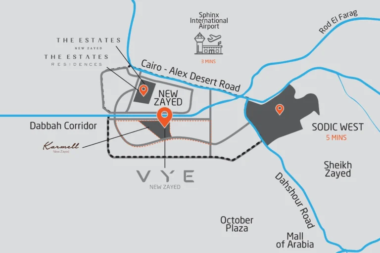 كمبوند فاي سوديك الشيخ زايد Vye Sodic مقدم 5% - كراسة شروط